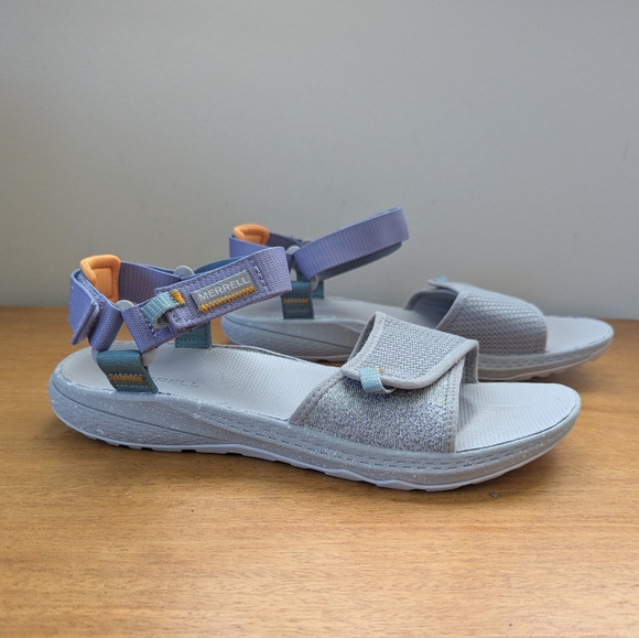 Merrell | Shoes | Merrell Bravada Back Strap Hiking Sandals Paloma Grey ...